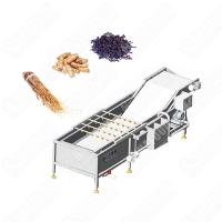China onions cauliflower green peppers Washer type Industrial Electrical Vegetable salad& Fruits process machine with Bubble washing for sale