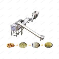 China automatic potato chip production line 150-500kg/ h potato chips making machine frying production potato chip machine for sale