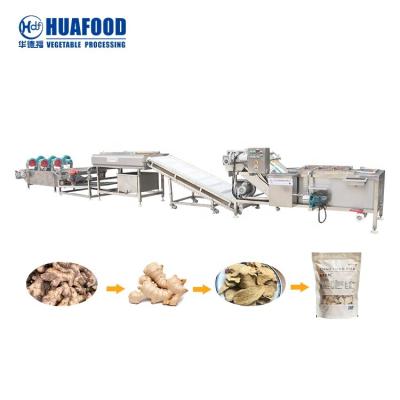 China Automatic Potato Washing And Peeling Machine Fresh Vegetable Washing Machinery 304 Stainless Steel Clean for sale