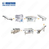 China Commercial Root Washer Fruit Washing Machine Fruit And Vegetable Freezing Line Damage-free Cleaning Line for sale
