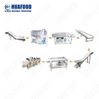 China Peeling And Cleaning Conveyor Cutting Machine Salad Washing And Cleaning Machine Asparagus Washing Machine for sale