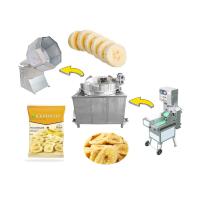 China 200kg one hour semi-automatic banana chips production line small plantain chips machine for sale