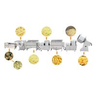 China Commercial Automatic Potato Chips Production Line Good Quality Fresh Snacks French Fries Machine With Low Price for sale