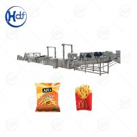 China Full Automatic Frozen French Fries Potato Chips Making Machine Production Line for sale