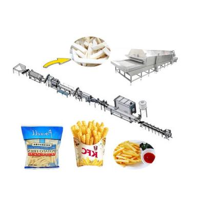 China Restaurant Making Machine For Frozen French Fries production Line And Potato Chips for sale
