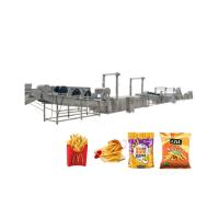 China Commercial Potato Chips Semi Or Full Automatic Frozen French Fries production Line for sale