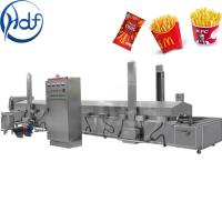 China French fries production line automatically frying potato chips machine for sale