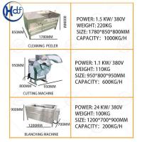 China frozen french fries making line Frozen French Fries Processing Machine for sale
