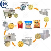 China frozen french fries making line Frozen French Fries Processing Machine for sale