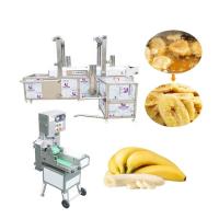 China Industrial Plantain Chips Making Machine 200kg/h Banana Chips Equipment Frying Production Line for sale