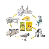 China Industrial Plantain Chips Making Machine 200kg/h Banana Chips Equipment Frying Production Line for sale