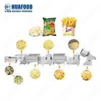 China automatic potato chips manufacturing semi-automatic frozen french fries processing line for sale