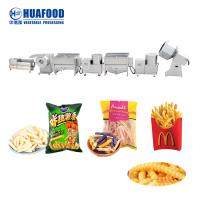 China automatic potato chips manufacturing semi-automatic frozen french fries processing line for sale