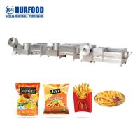 China automatic potato chips manufacturing semi-automatic frozen french fries processing line for sale