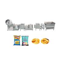 China Potato Chips Slicing Frying Packing Machine Automatic Potato Chips Making Machine Price for sale