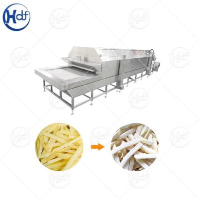China Industrial potato peeling and cutting machine potato washer potato peeler and cutter french fries production line for sale