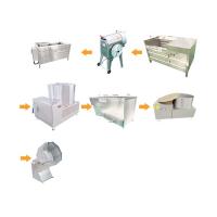 China Fully Automatic Fried French Fries Production Line Making Potato Chips Machine Manufacturers Baked Potato Chips Production Line for sale