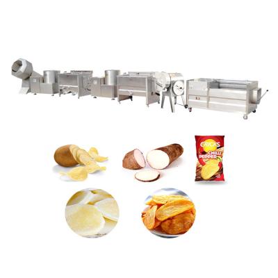 China Automated Fruits Vegetable Bubble Washing Machine Potatoes Processing Small Production Line Half Fried Potato Production Line for sale