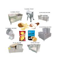 China Small Production Line For Potato Fries Frozen Automatic Potato Chip Processing Line Cassava Chips Production Line for sale