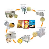China Semi- Automatic Potato Chips Production Line Automatic French Fries Making Machine French Fries Production Line for sale