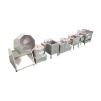 China Complete Frozen French Fries Production Line Manufacturing Machine Of French Fries Banana Chips Production Line for sale