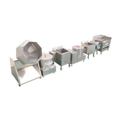 China Complete Frozen French Fries Production Line Manufacturing Machine Of French Fries Banana Chips Production Line for sale
