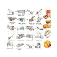 China Frozen Vegetable Washing Cleaning Production Line Small Scale Potato Chips Production Line Half Fryed Potato Production Line for sale