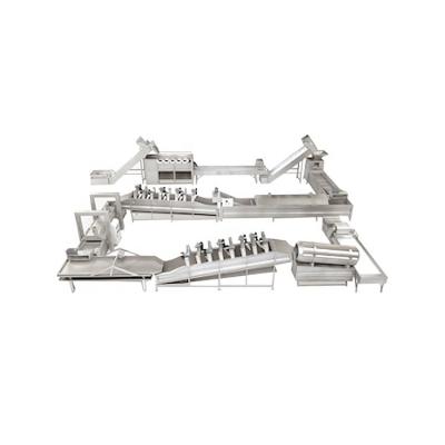 China Automatic Industrial French Fries Production Line Finger Fries Potato Chip Production Line Sweet Potato Chip Production Line for sale