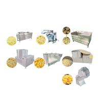 China Fresh Frozen Potato Stick Production Equipment Semi Auto French Fries Production Line French Fries Process Equipment for sale