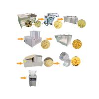 China Automatic Vegetable Processing Production Line Industrial Potato Chip Production Line Frozen French Fries Production for sale