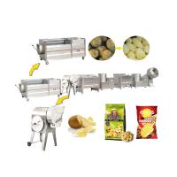 China Potato Chip Crisp Make Line French Fries Making Machine Production Line Semi Automatic Potato Chips Production Line for sale