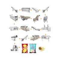 China Frozen French Fries Process Line Automatic Fresh Potato Chips Line Potato chips for sale