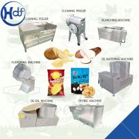 China Potato Chips Processing Lines Fresh Potato Chip Production Line Sweet Potato Chip Fry Production Line for sale