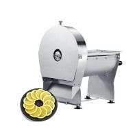 China Commercial Lemon Slicer Machine Carrot Cutting Slicing Machine Electric Potato Cutting Machine Cutter 220V-50HZ Provided 2 Years for sale