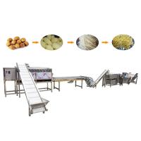 China Automatic Mini Fingers Potato Chips Production Line Frozen French Fries Making Machine for sale
