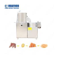China Electric Industrial Potato Carrot Sweet Potatotaro Brush Washing And Peeling Machine for sale