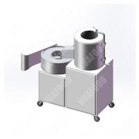 China Manual Brush Type Automatic Taro Sweet Potatoes Cassava Potato Washing And Peeling Machine for sale
