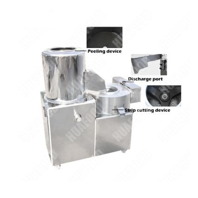 China Hand Industrial Fruit Vegetable Skin Peeler Small Electric Potato Carrot Peeling Washing Machine for sale