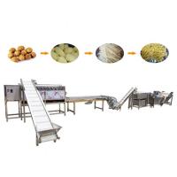 China Multifunctional Potato Processing Machine French Fries Frozen Production Line for sale