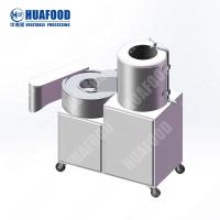 China HuaFood hmq300 300kg/h potato peeling and slicing line potato peeler and slicer machine for sale