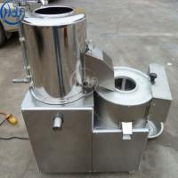 China Automatic peeling and cutting machine potato washer peeler and slicer machine for sale