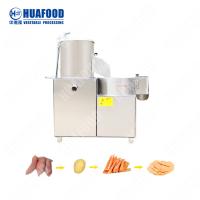 China Automatic Potato peeler washer cutter and slicer machine potato washing and peeling cutting machine for sale