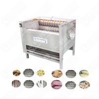 China Professional Brushing Cleaning Ginger Washing Peeling Machine Automatic Brush Washing Machines With Low Price for sale