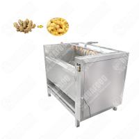 China High Safety Level Vegetable Washing Peeling Machine Brush Cassava Peeling Machine With Great Price for sale