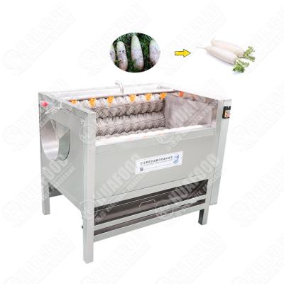 China Fast Delivery Vegetable Dehydrator Machine Food Dehydrator Brush Roller Ginger Washing Machine For Wholesales for sale