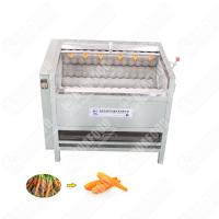 China Fast Delivery Vegetable Dehydrator Machine Food Dehydrator Brush Roller Ginger Washing Machine For Wholesales for sale