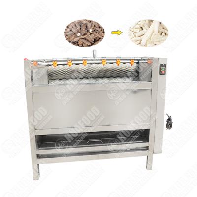 China 2023 Promotional Yam Peeling Machine Carrot Peeling Washing Machine With Great Price for sale