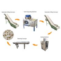 China fully automatic garlic peeling machine garlic peeler processing production line for sale