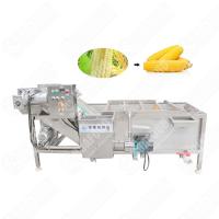 China Long Service Life Fruit And Vegetable Air Bubble Cleaner 2500Kg/Hr Foshan for sale