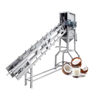 China Stainless steel coconut half cutting water collecting machine for young green coconut for sale